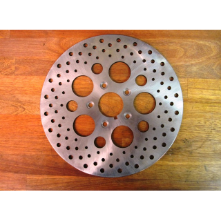 11,5" Rustfri skive.